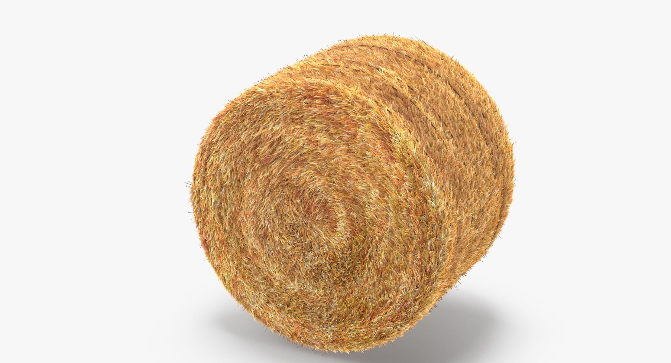 3d hay bale model