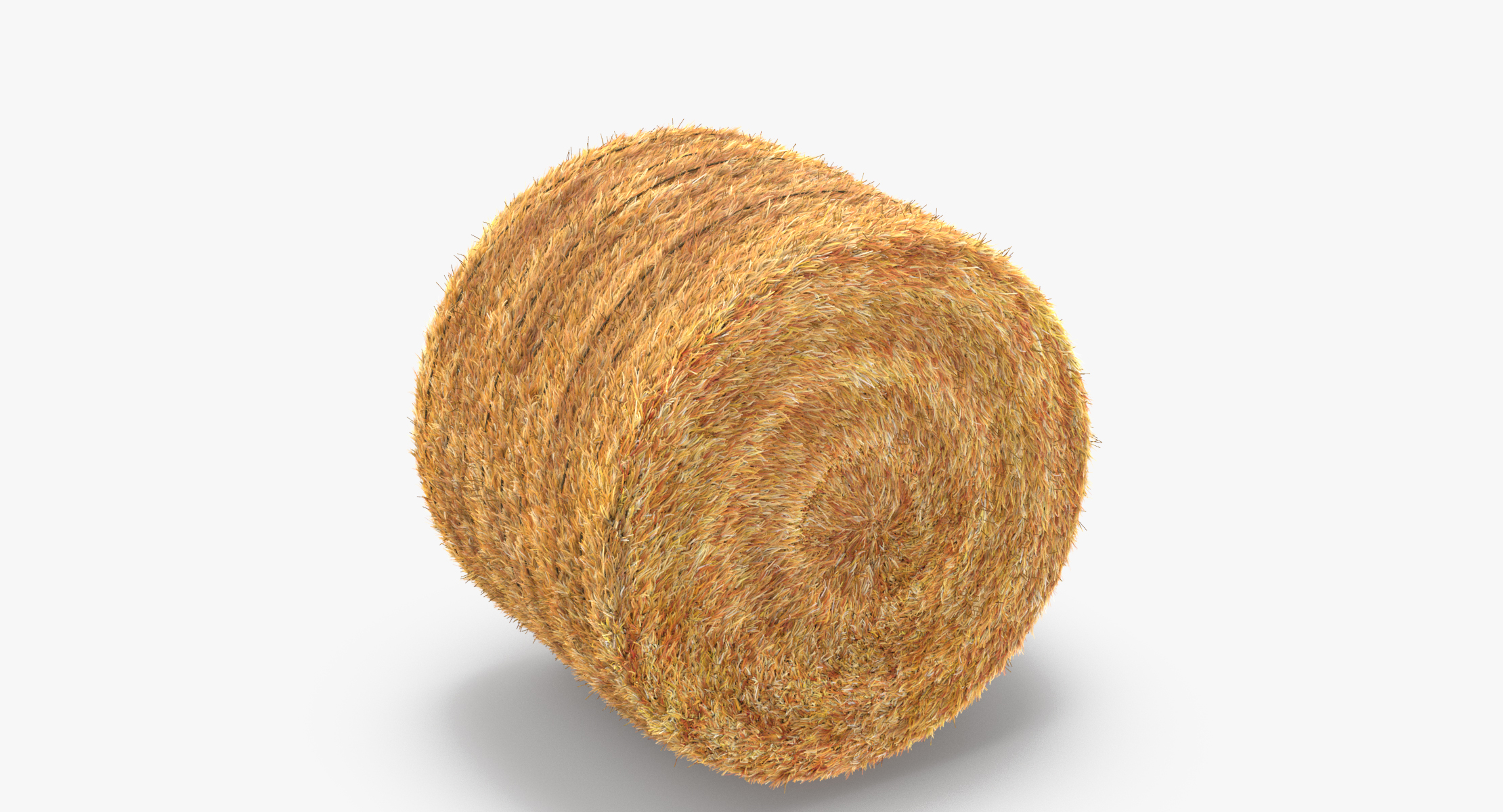 3d hay bale model