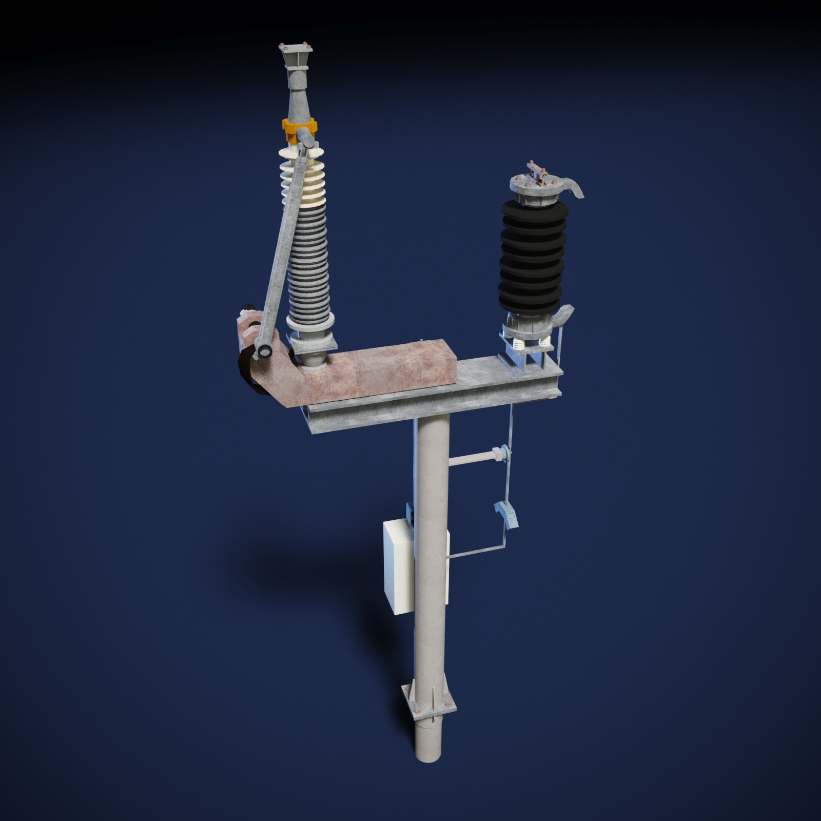 electric substation 3d model