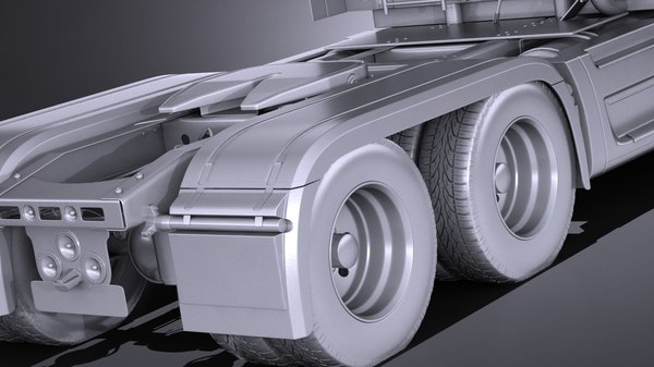generic usa semi 3d model