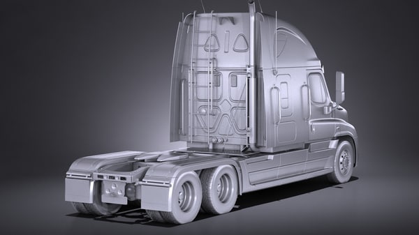 generic usa semi 3d model