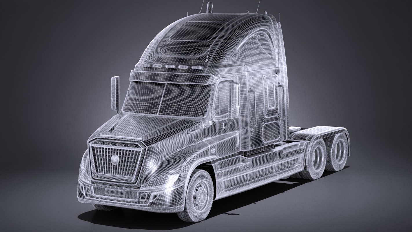 generic usa semi 3d model