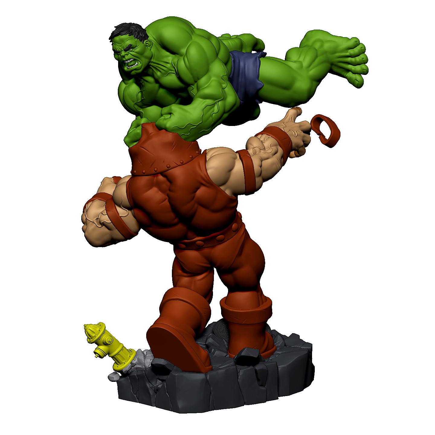 hulk juggernaut 3d model