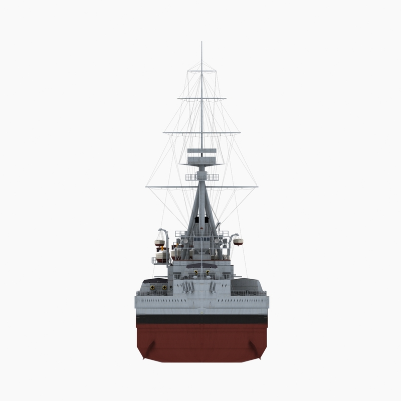 3d hms neptune battleship