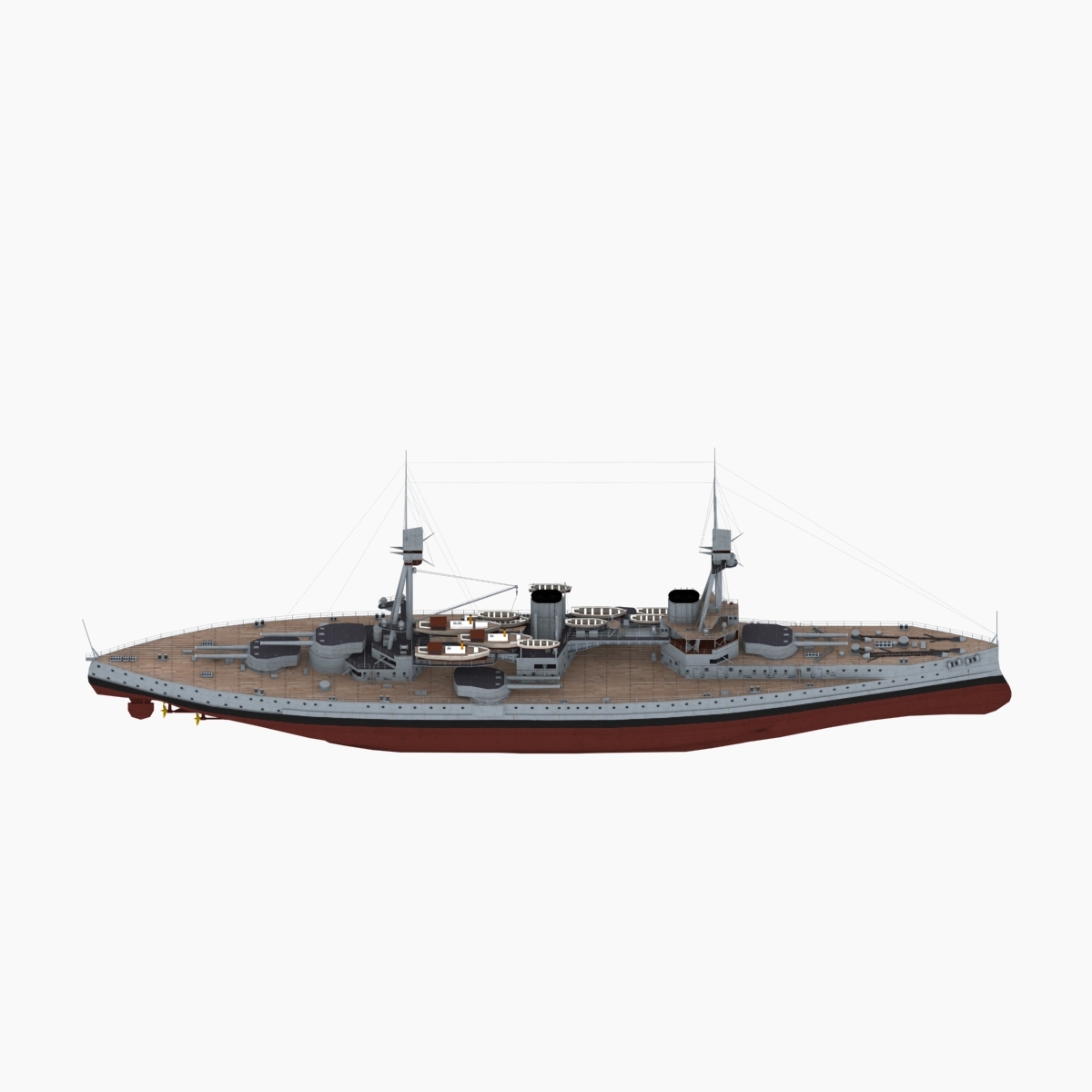 3d hms neptune battleship