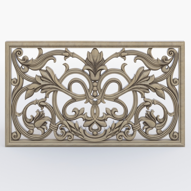 cnc decoration panels 3d model
