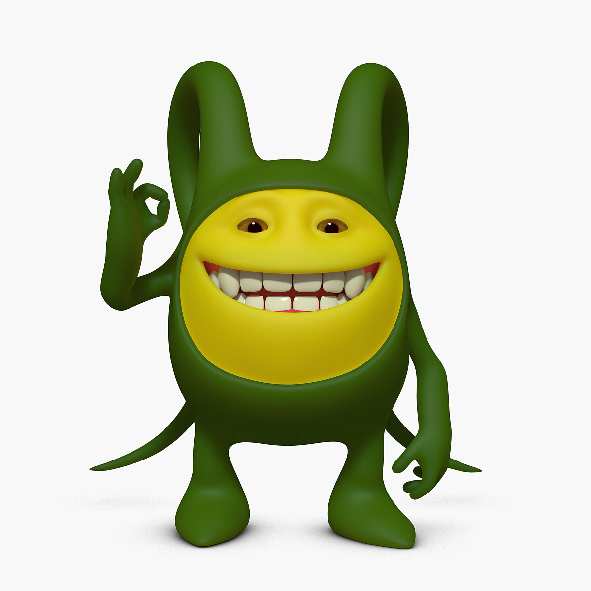 green monster rig 3d model