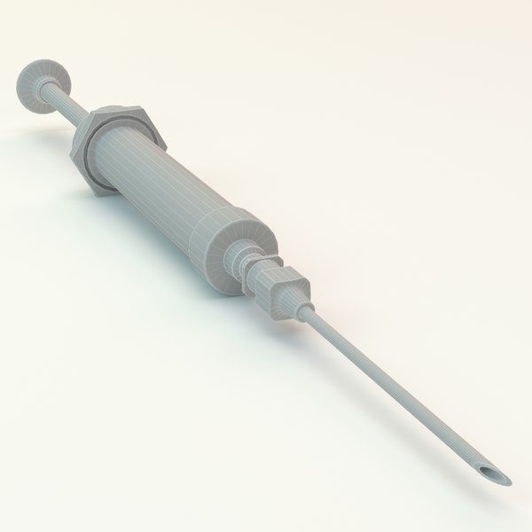 3d syringe model