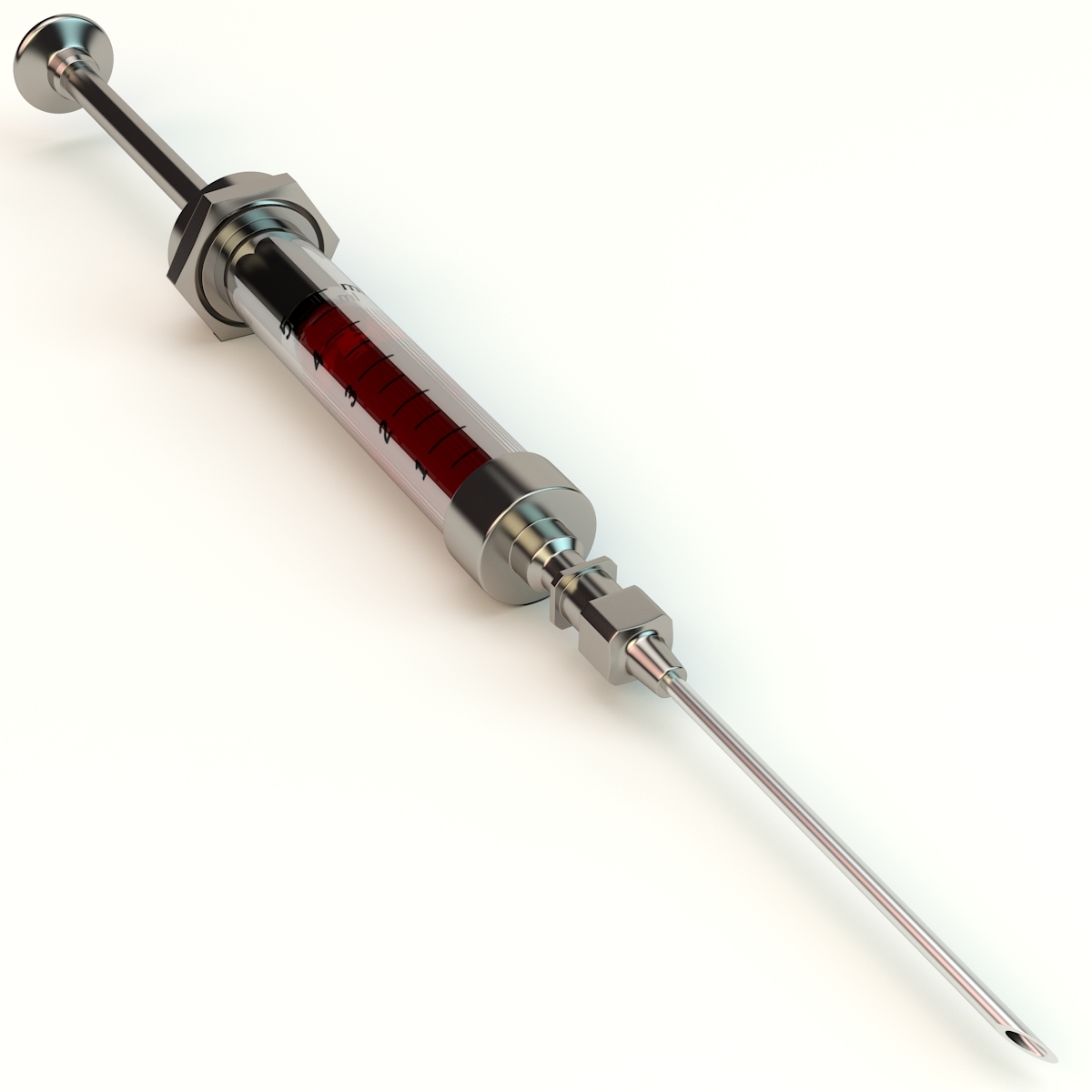 3d syringe model