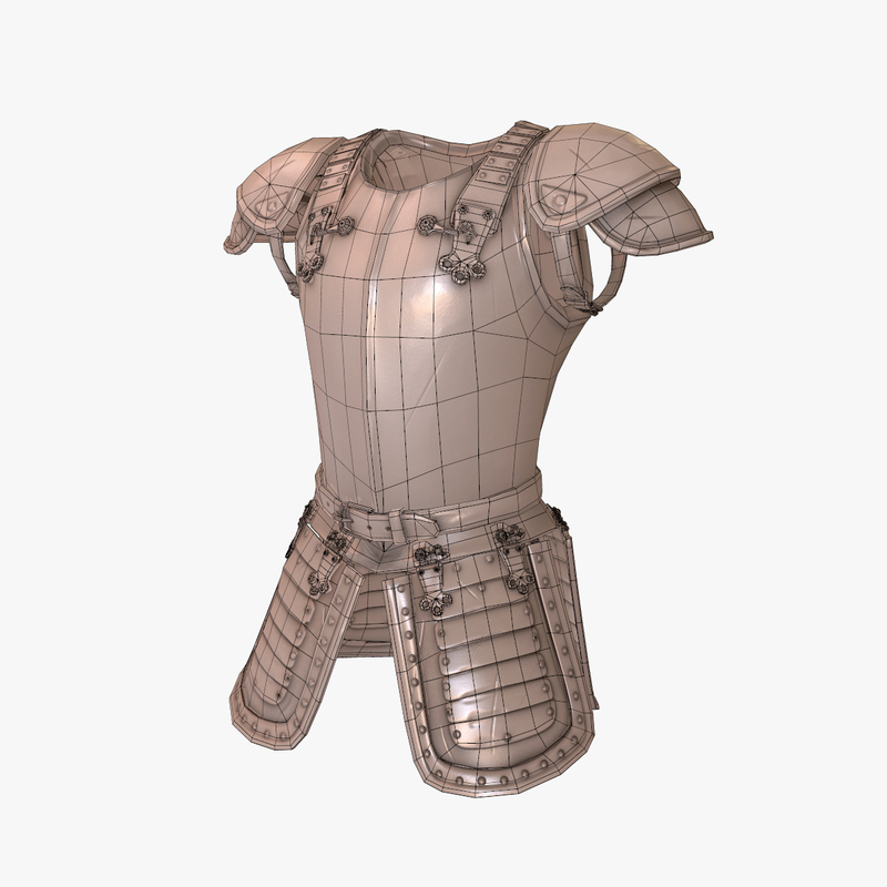 3d model medieval armor