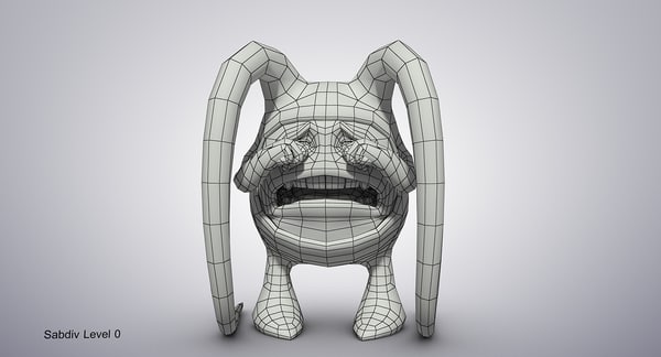 green monster rig 3d model