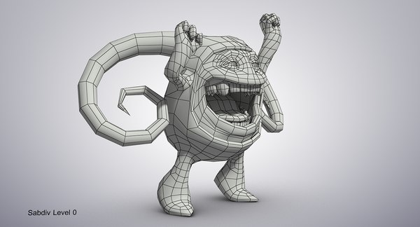 green monster rig 3d model