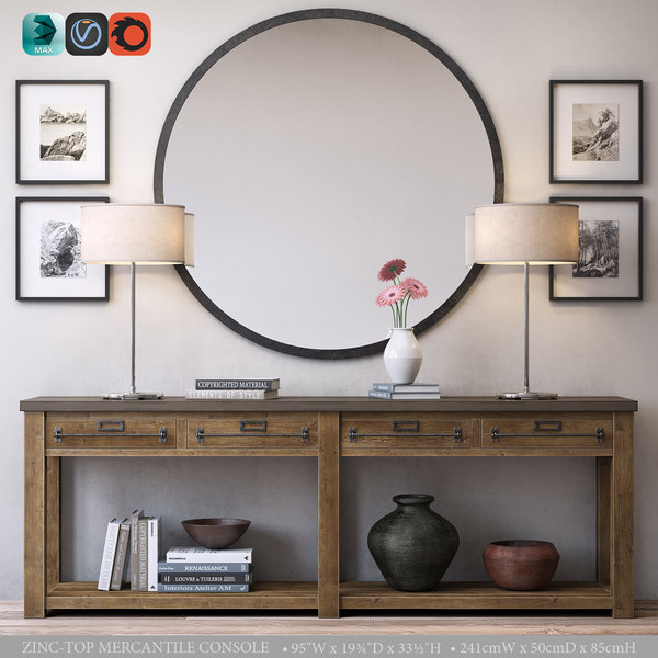 Heston table 3D model - TurboSquid 1694668