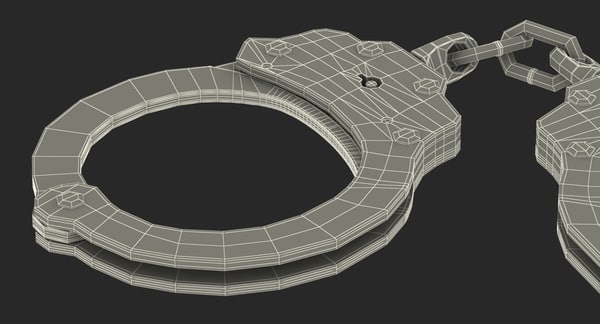 short chain handcuffs 3ds