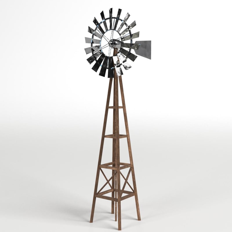 max windmill asset rendered