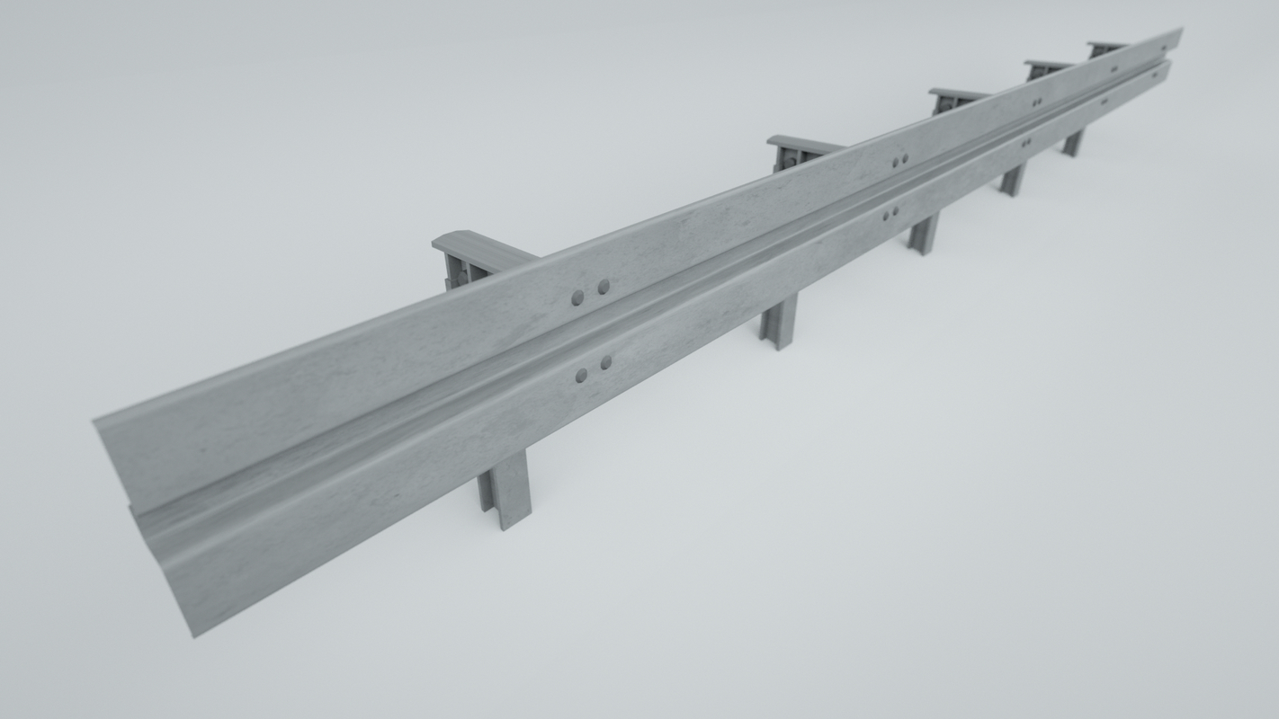 Leitplanke 3D-Modell - TurboSquid 1138701