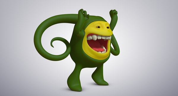 green monster rig 3d model