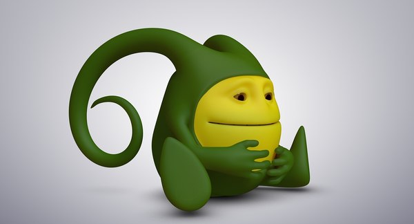 green monster rig 3d model