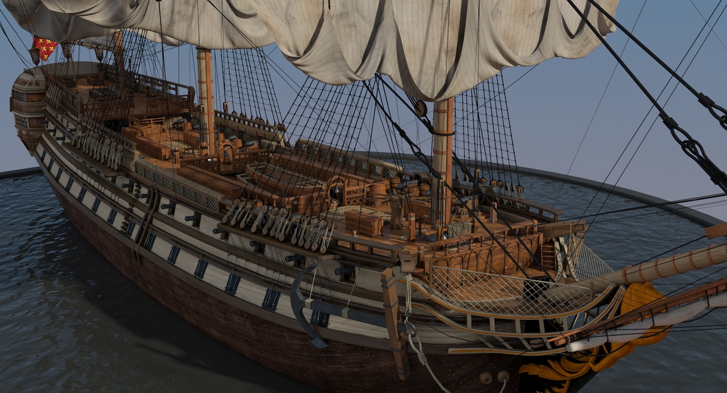 Galeone 3D-Modell - TurboSquid 1138834