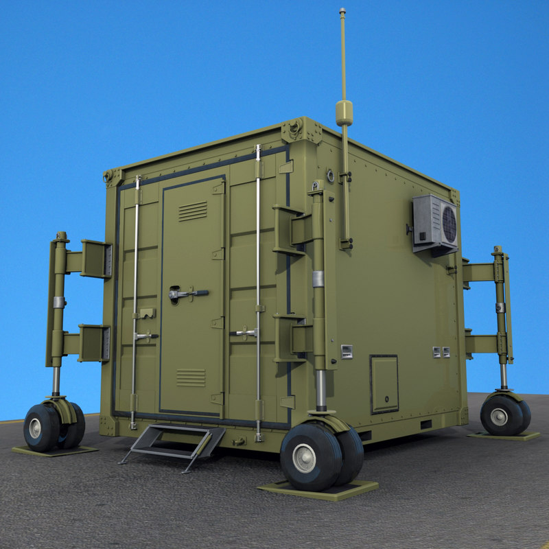 uav drone 10 feet container obj