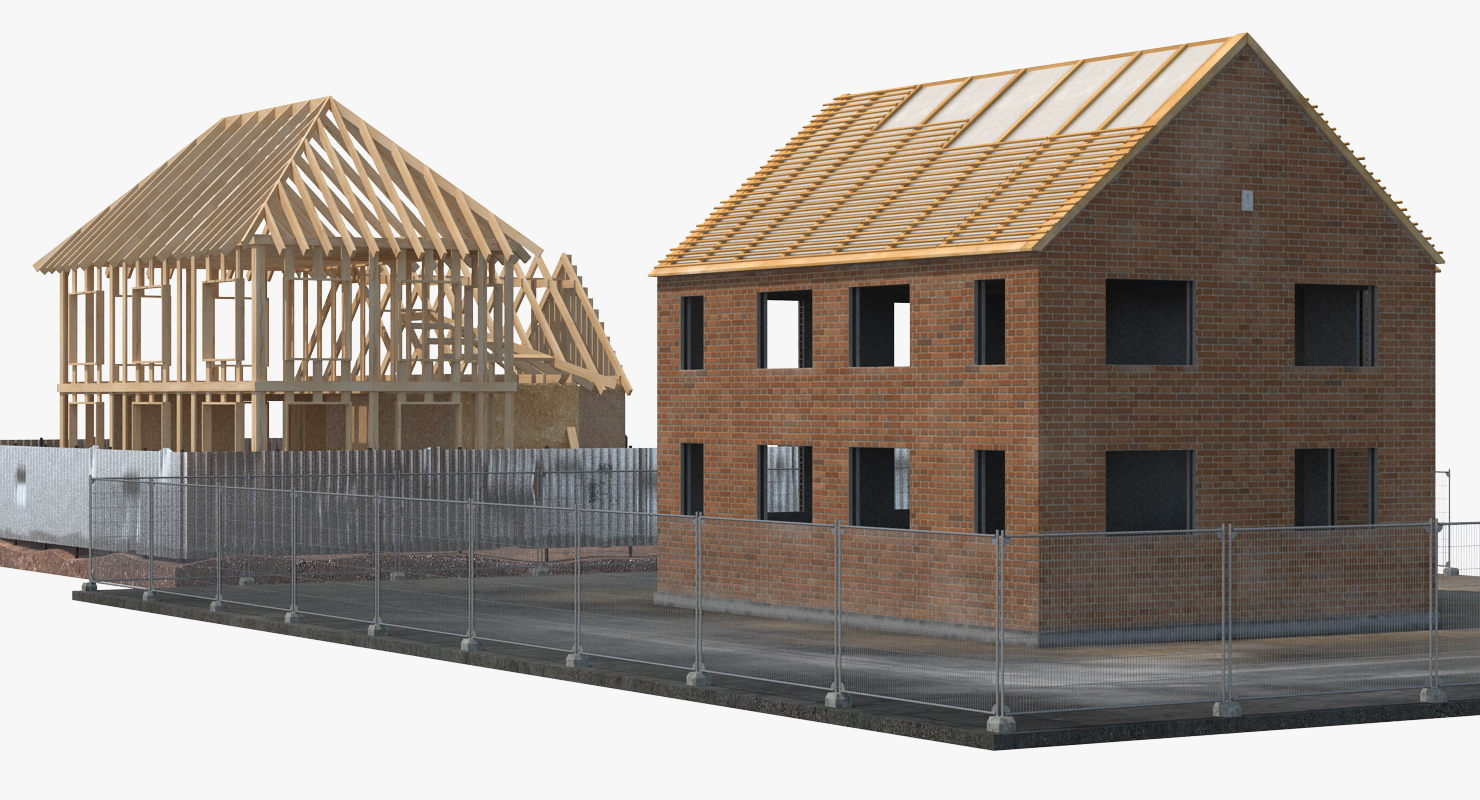 house construction set building 3d 3ds