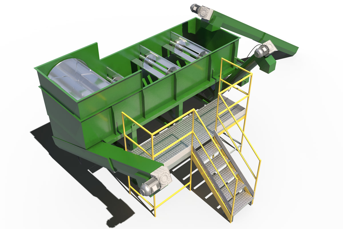 recycling machine 3d model