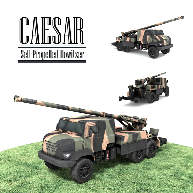 3d caesar self-propelled model