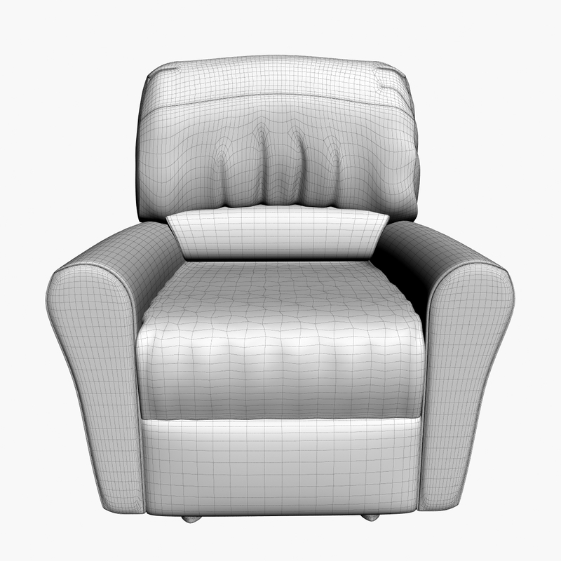 rocker recliner 3d model