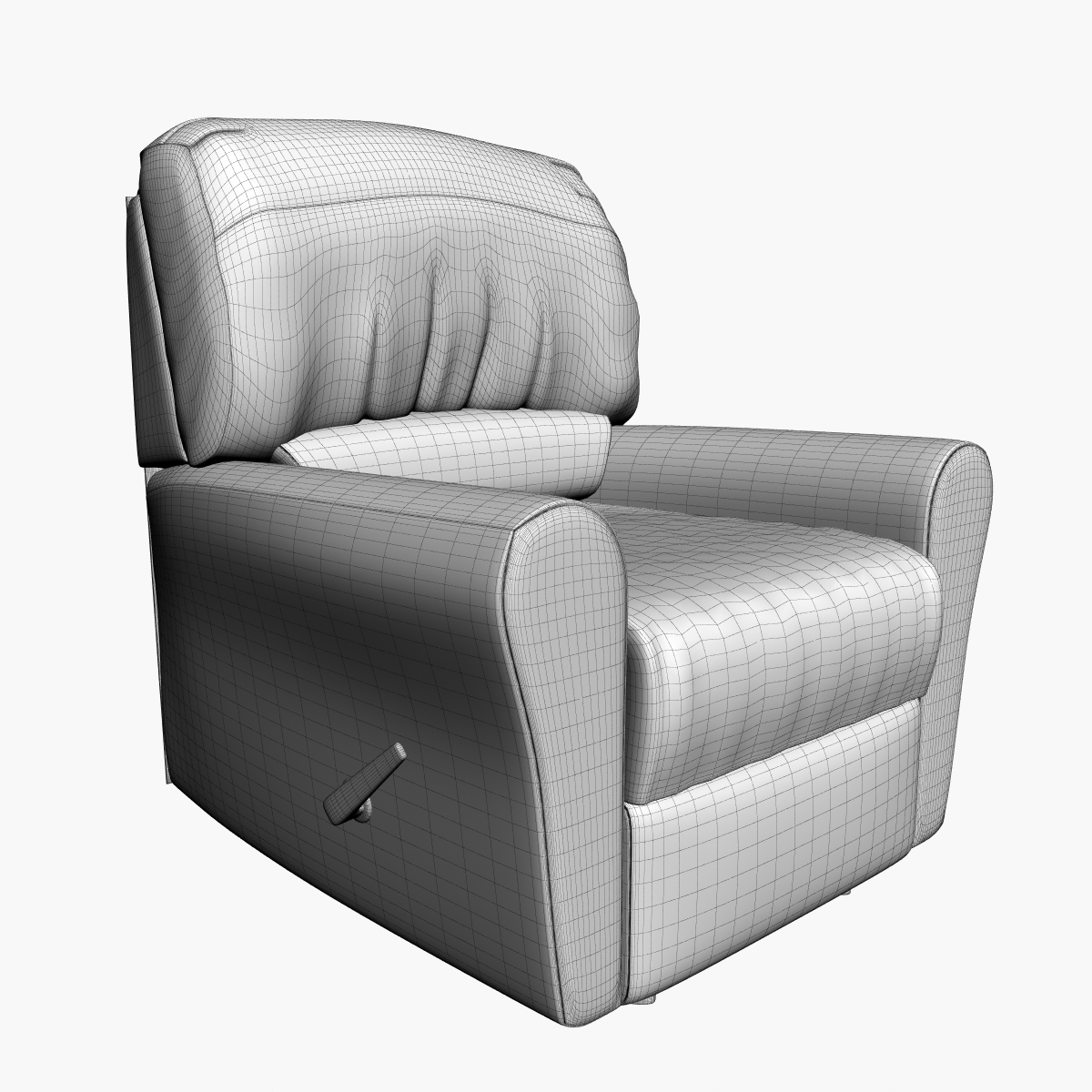 rocker recliner 3d model