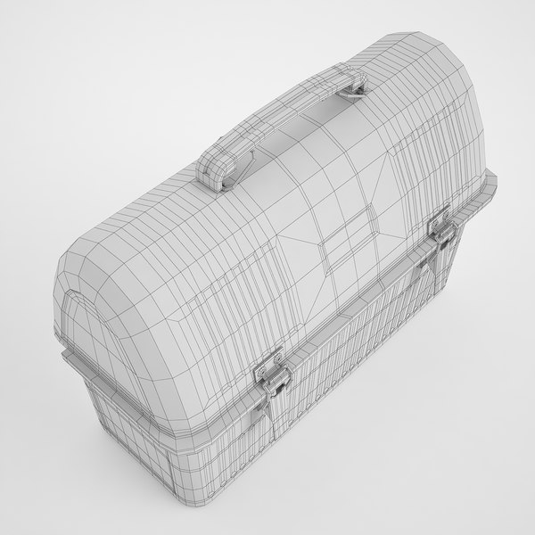 3d model of classic lunch box