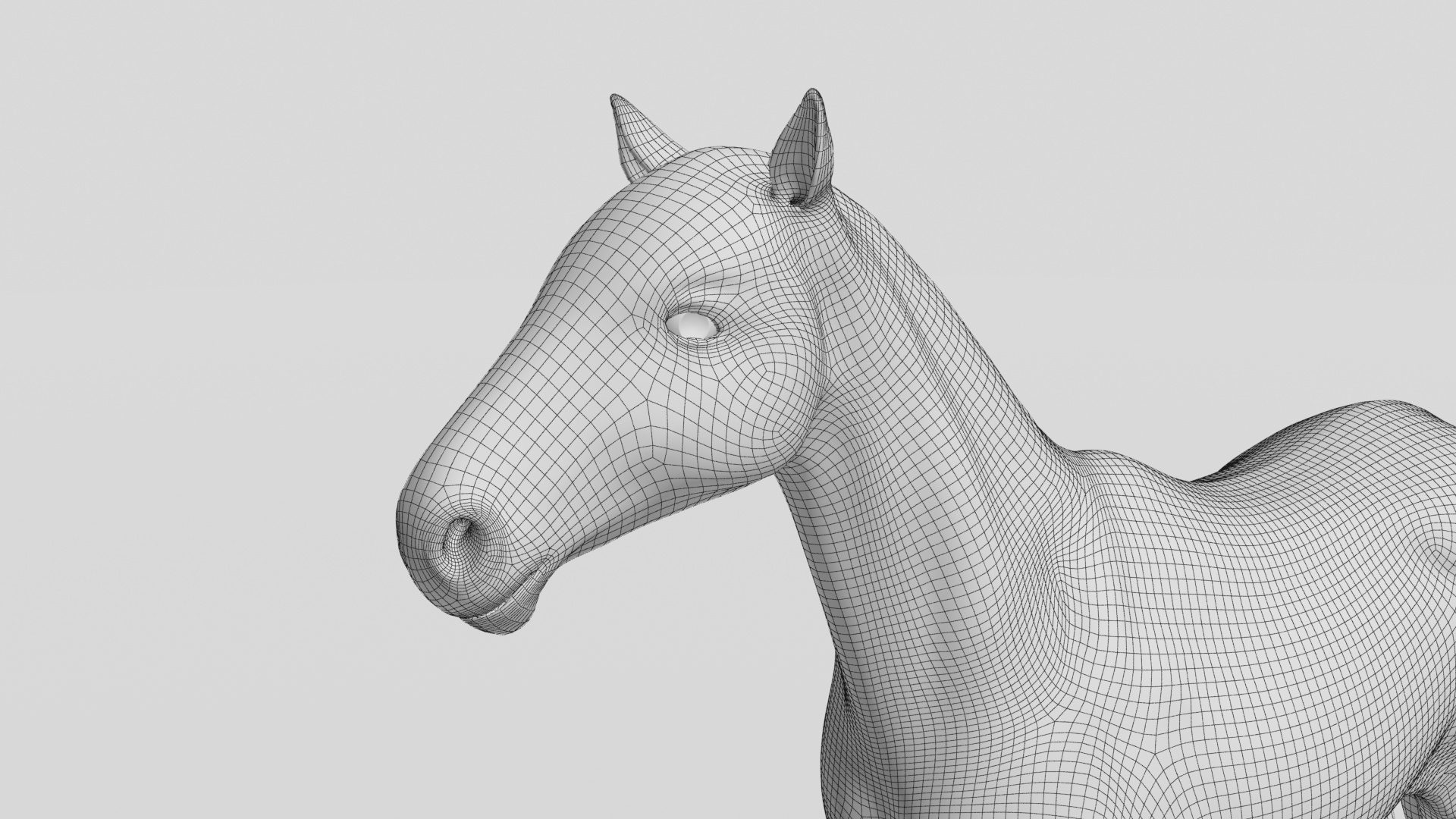 3d model horse