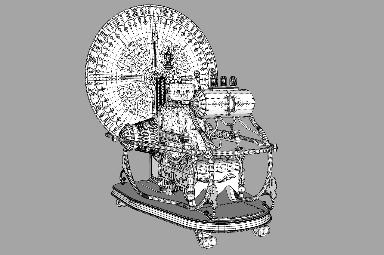 time machine 1960 3d model