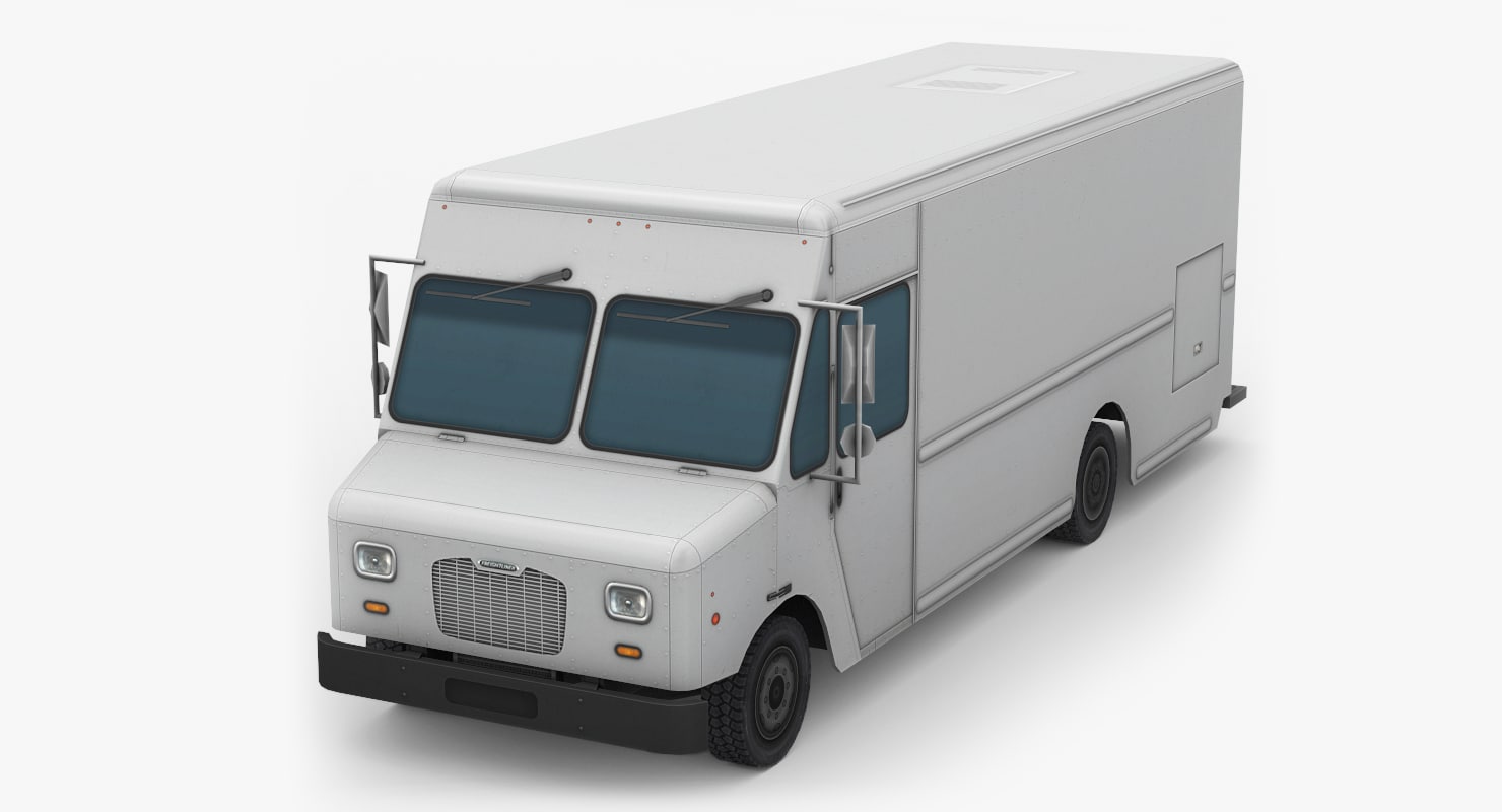 morgan olson step van 3d model