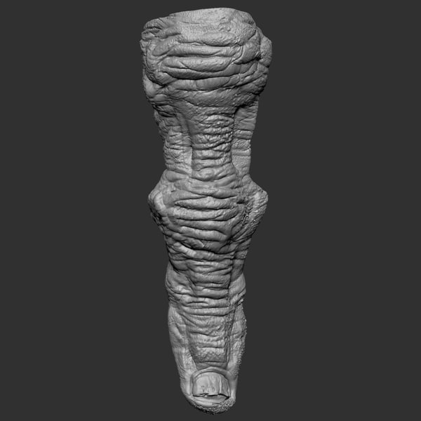 3d monster alien finger 1