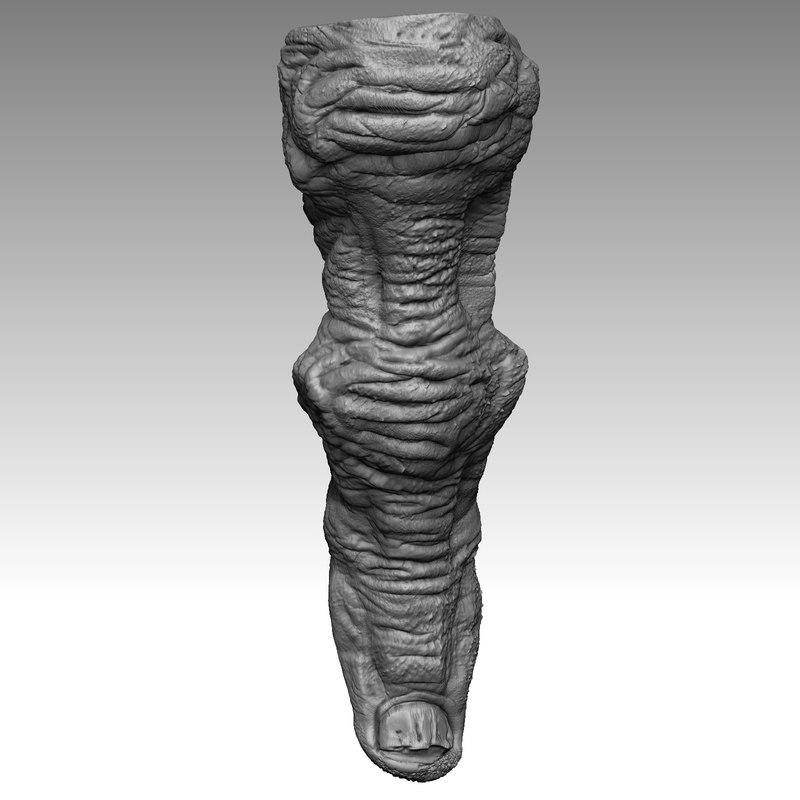 3d monster alien finger 1