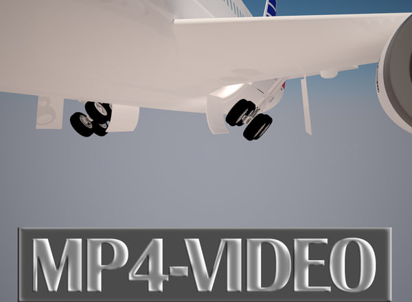 Animation AVI animation video aircraft