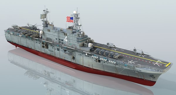 3d model of uss nassau lha-4