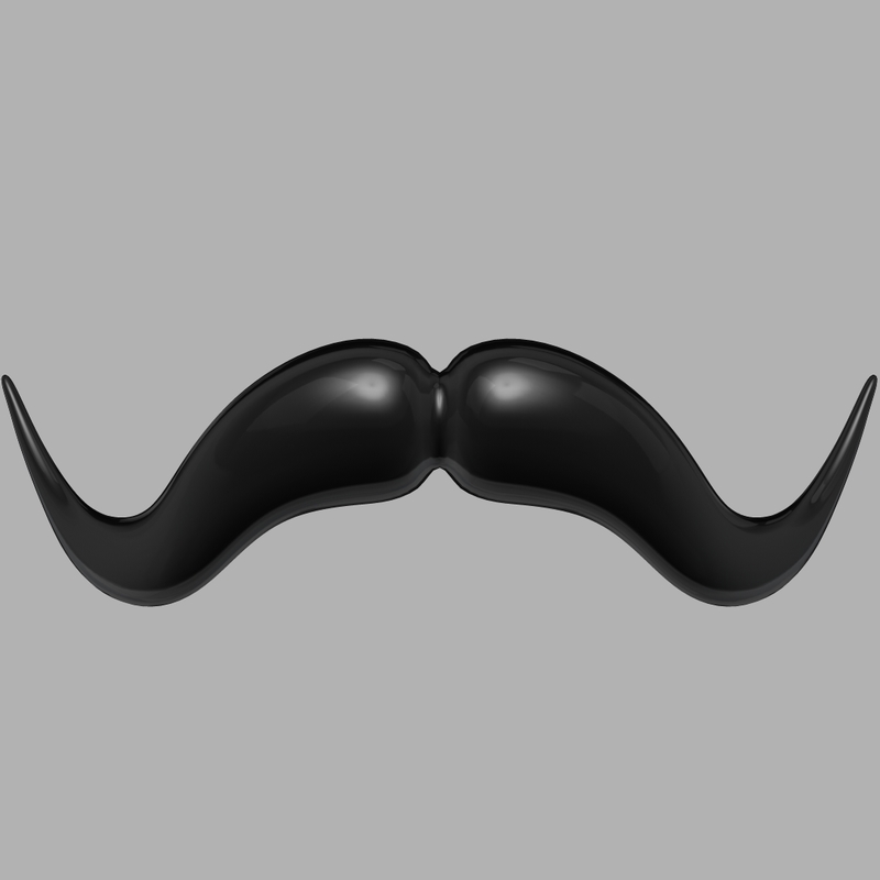 3d moustache colection