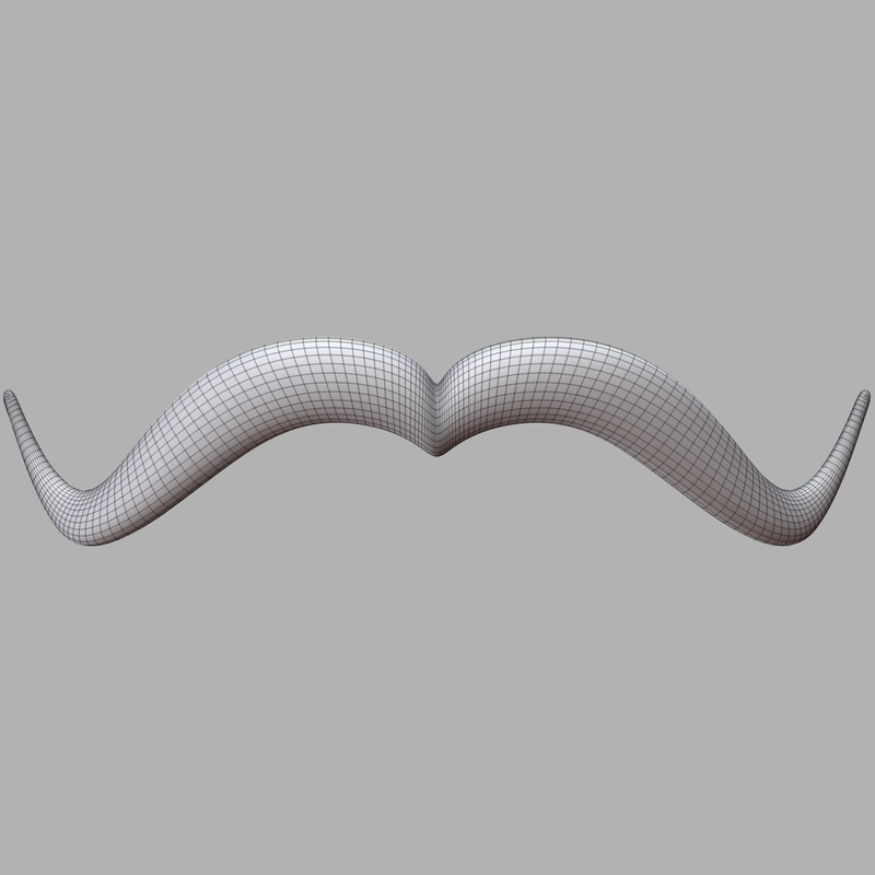 3d moustache colection