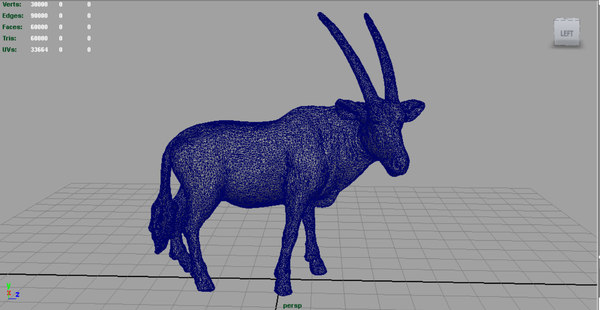 oryx print 3d model