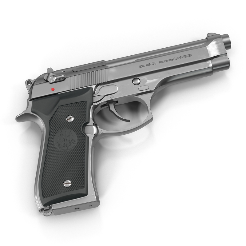 pistols colt makarov beretta 3d model