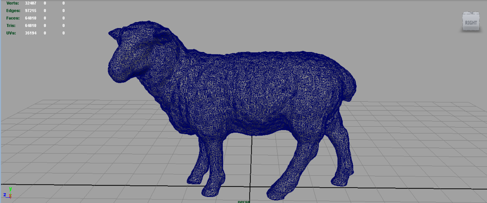 3d model sheep stl