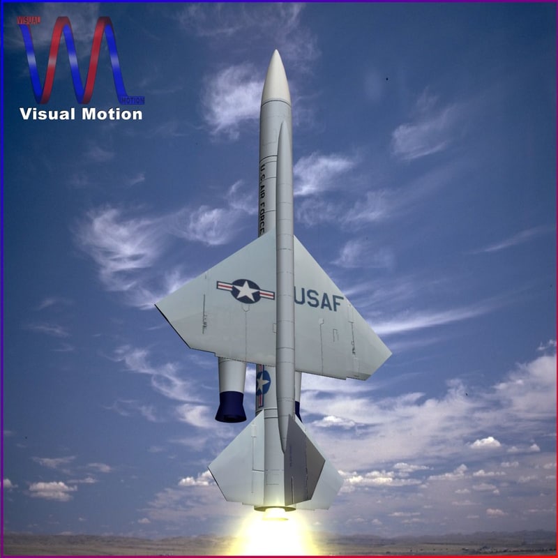 cim-10 bomarc air missile 3d 3ds