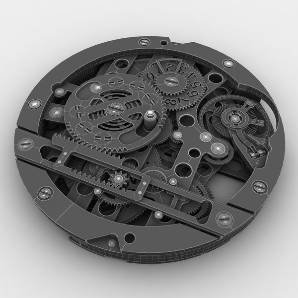3d watch mechanism