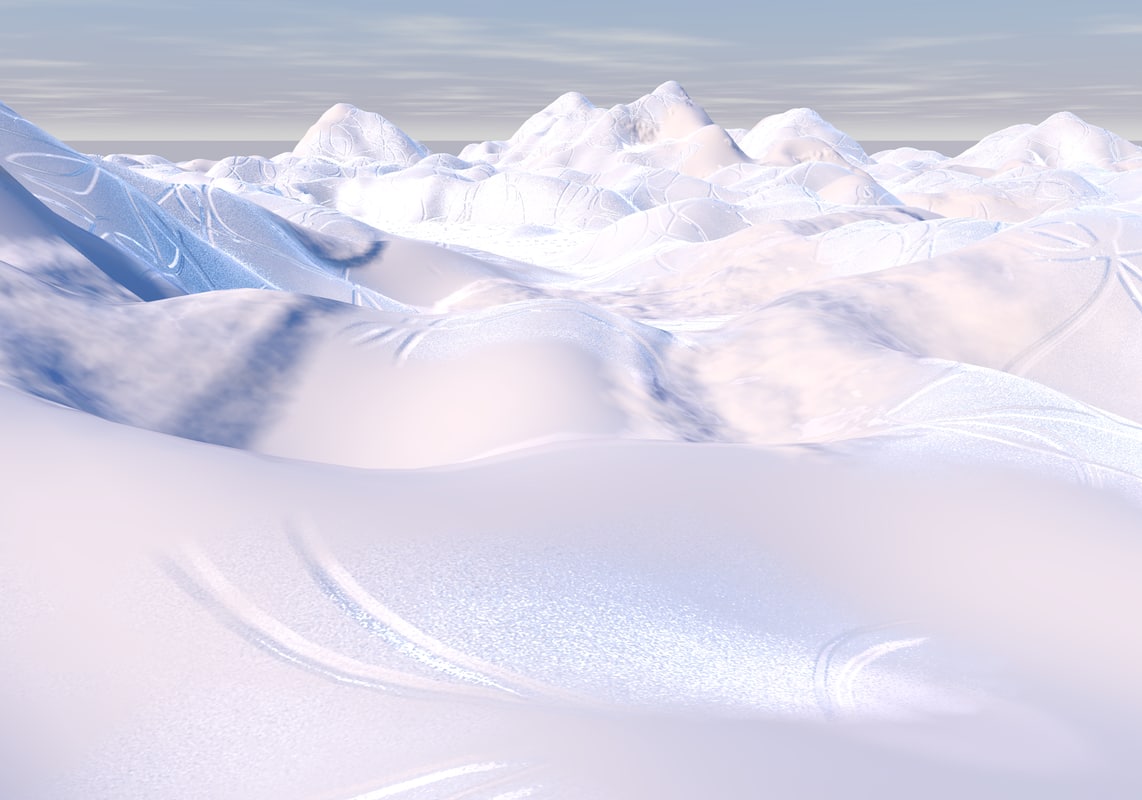 3d model ice cold terrain
