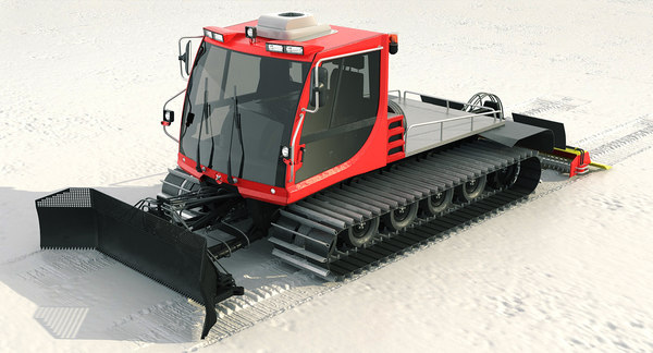 3d model snowcat pistenbully 100