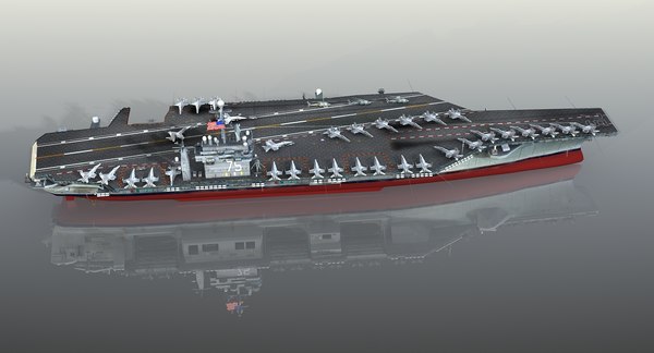 uss harry s truman 3d model