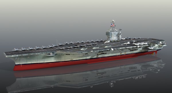 uss harry s truman 3d model
