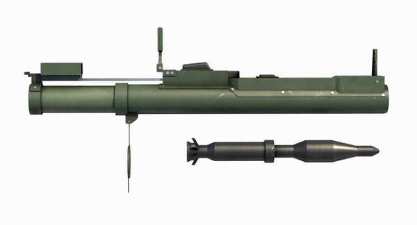 m72 law rocket launcher 3d model