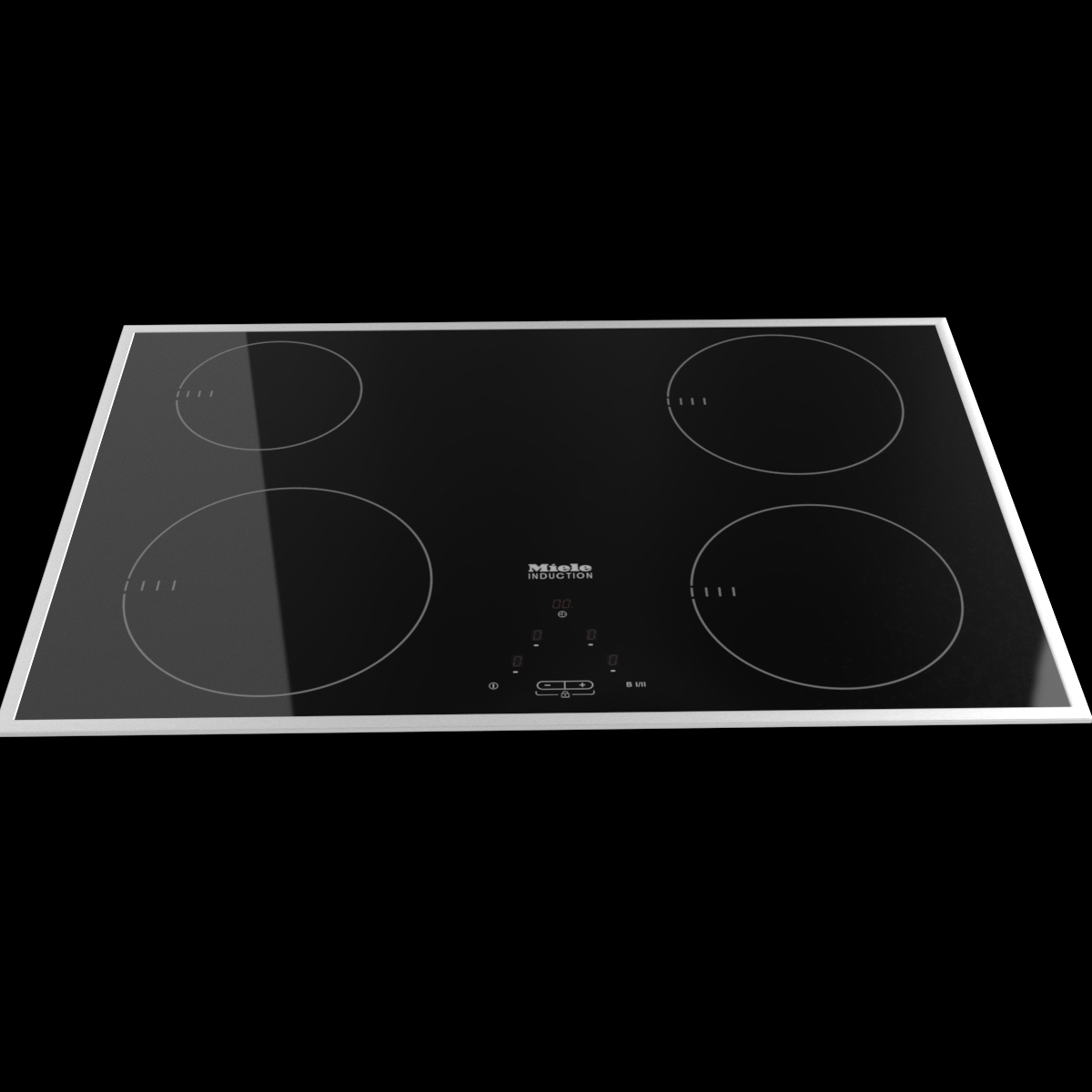 Miele KM 6118电磁炉3D模型 - TurboSquid 1140310